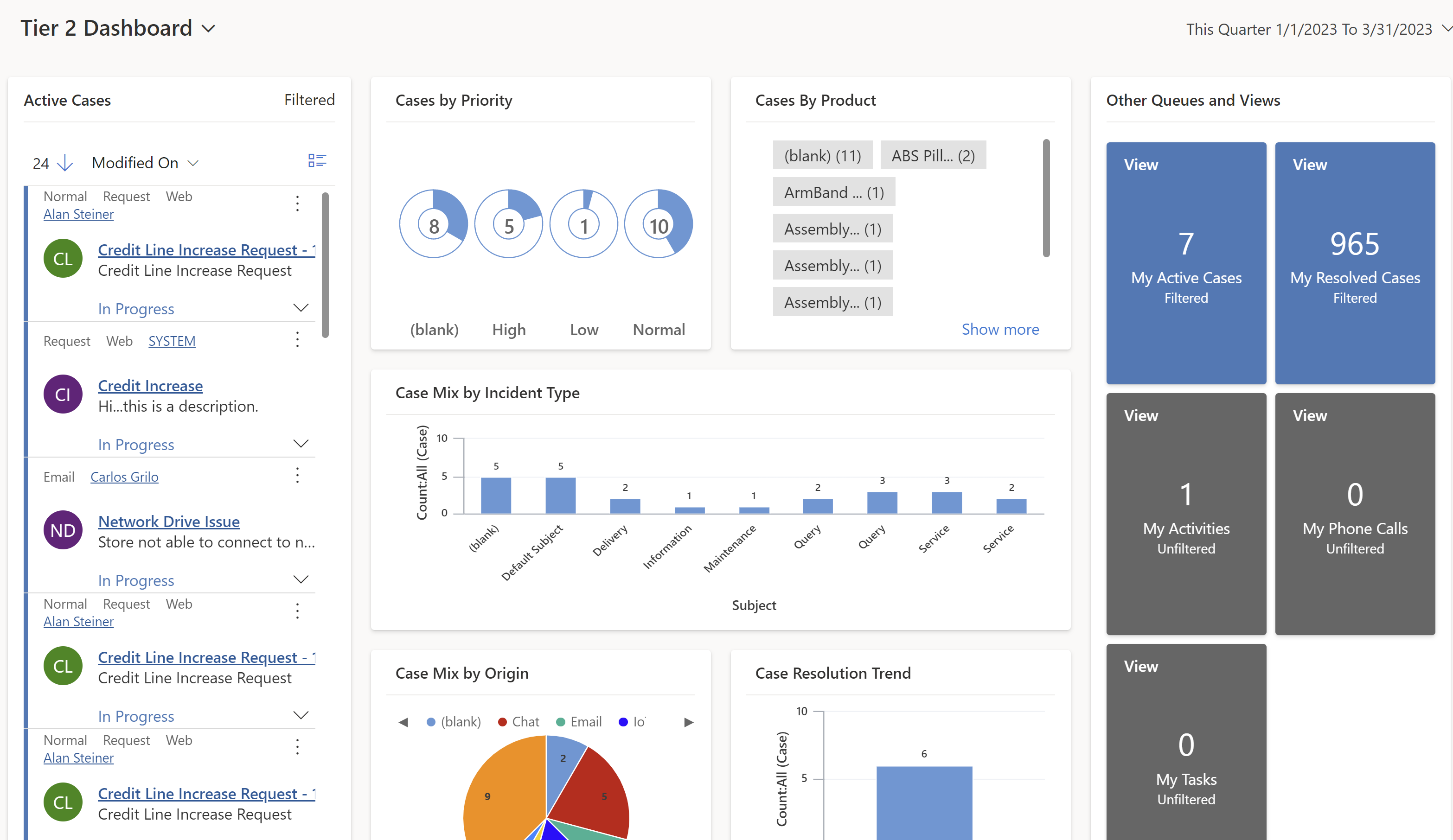 D365 Case Data Simulator